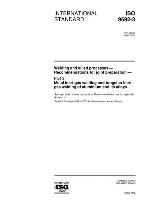 ISO 9692-3:2000 - PDF Standards Club